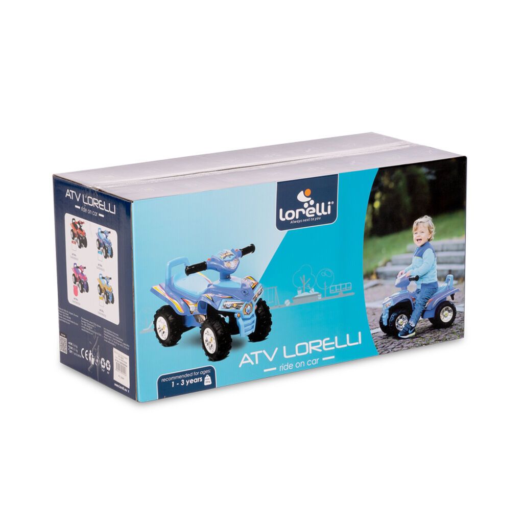 LORELLI GURALICA RIDE-ON CAR ATV – žuta Opis: - Guralica Ride-On ATV