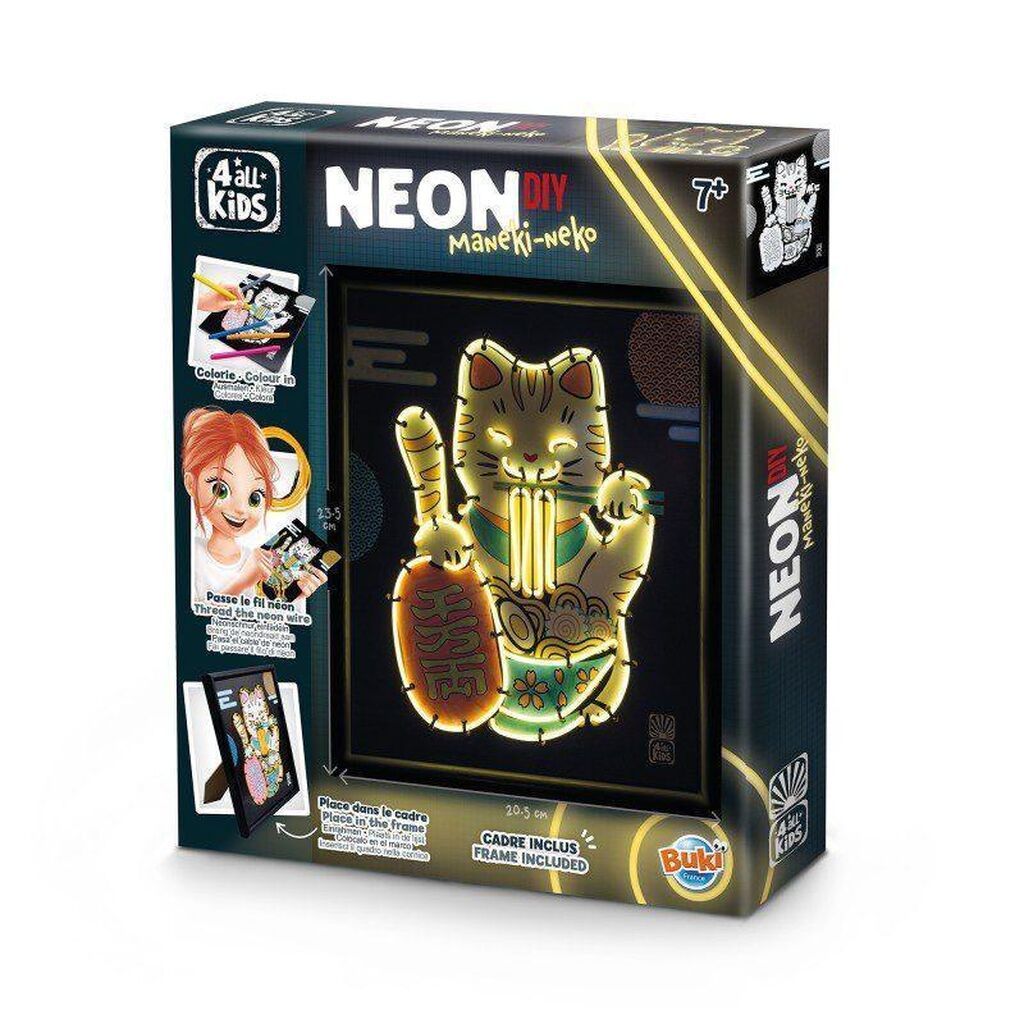 Neonska slika set 106654 Buki – kreativni set za decu Neonska slika