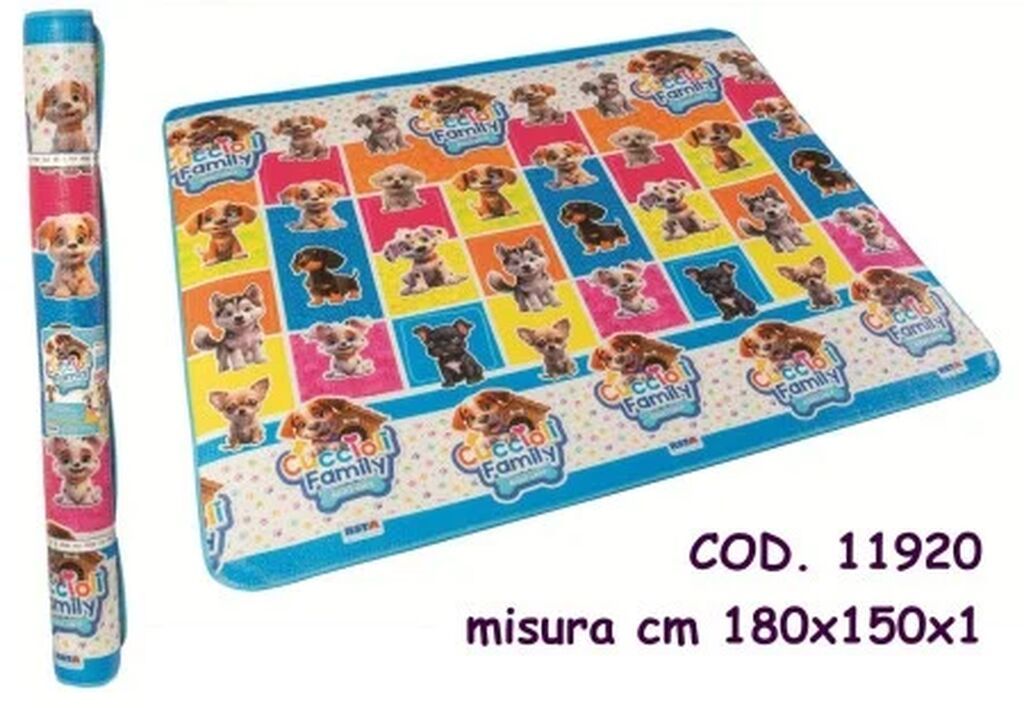 Rs Toys Prostirka za igru – Kuce (šifra: 119209rs-60) Meka, šarena i