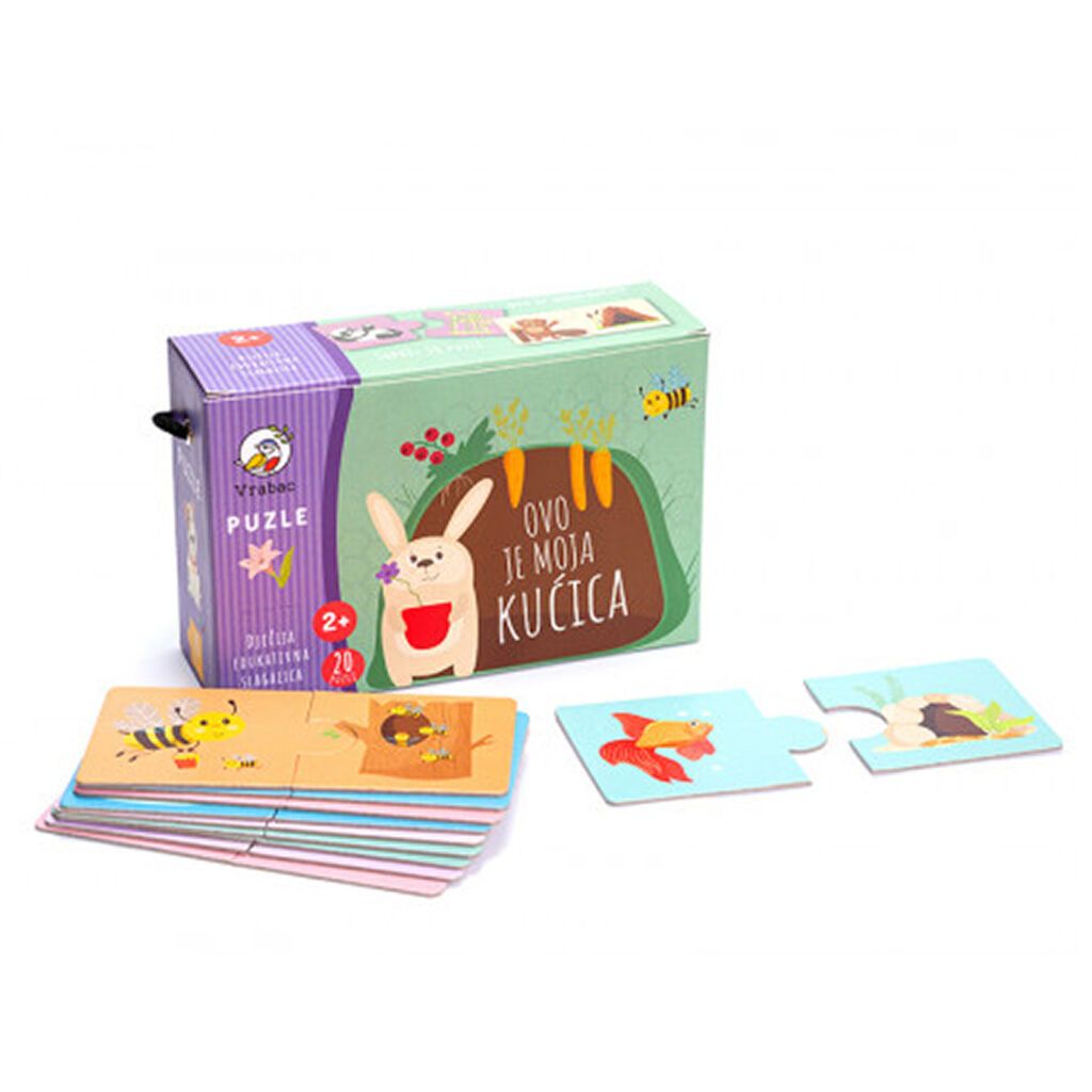 Vrabac slagalica „Moja kućica“ – PUZZLE TODDLER (Toddler Time
