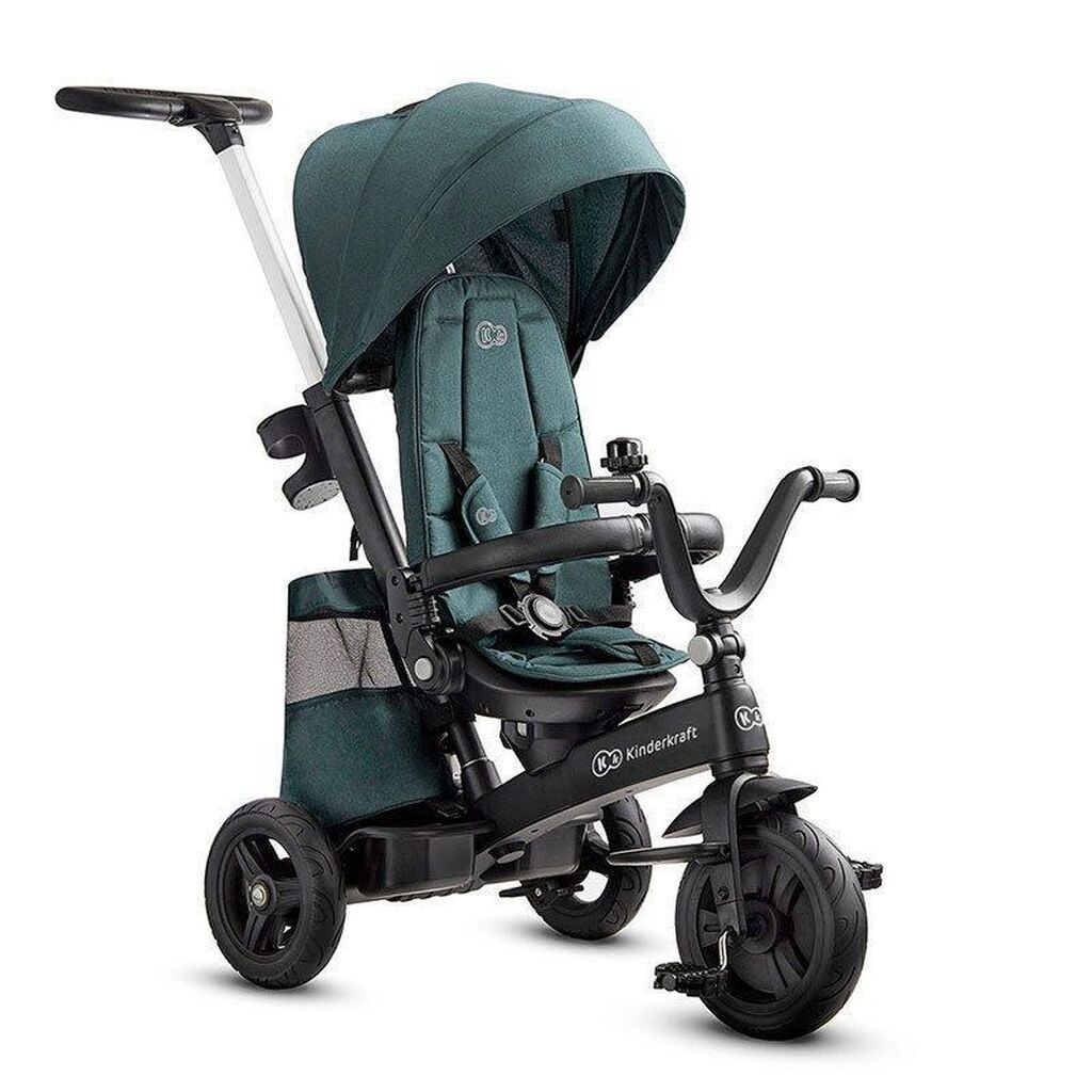 KINDERKRAFT TRICIKL EASY TWIST 2U1 – GREEN (SKU: KKRETWIGRE) Tricikl