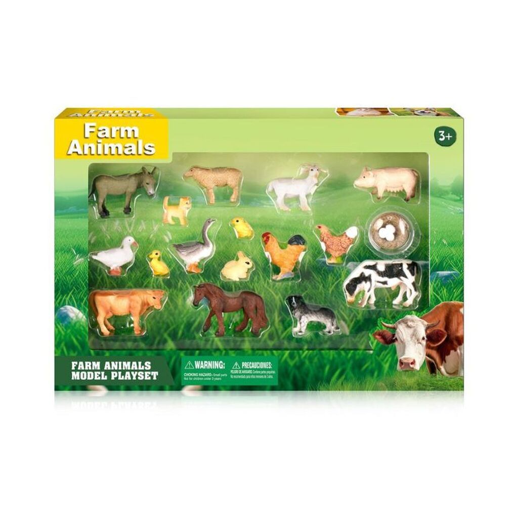 Set životinja 18 pcs – edukativni komplet figura za decu 3+ Opis: Set