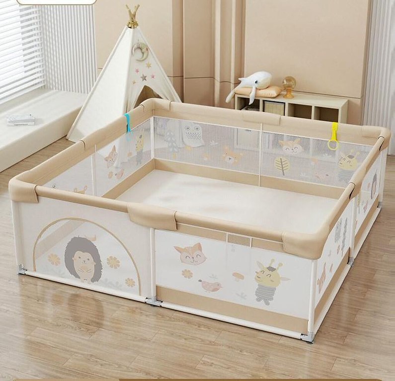 Ogradica za bebe PLAYTIME 120×180 cm - Prostrano igralište sa