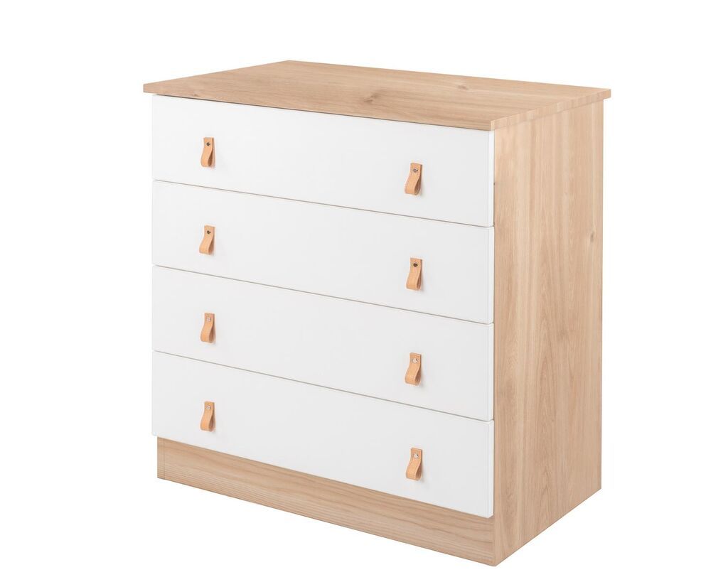 KikkaBoo Drvena komoda Elon wood – elegantna i praktična komoda za