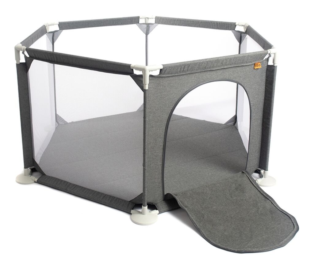 BBO ogradica za igru FunZone – Grey (OB-511GREY-80) - Šestostrana