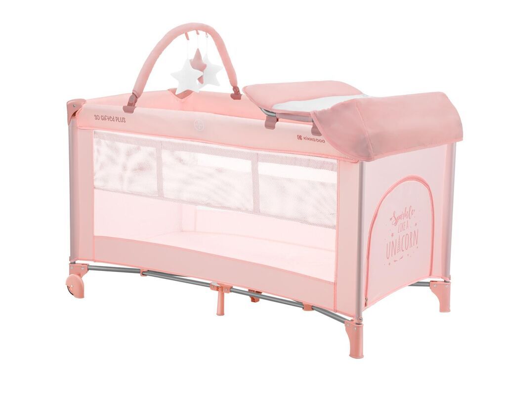KIKKA BOO krevetac So Gifted Plus, 2 nivoa sa pultom – pink (šifra