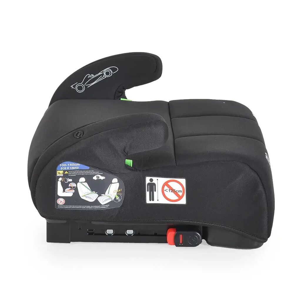 Auto sedište buster Monza sa ISOFIX-om 125–150 cm, Black (Šifra
