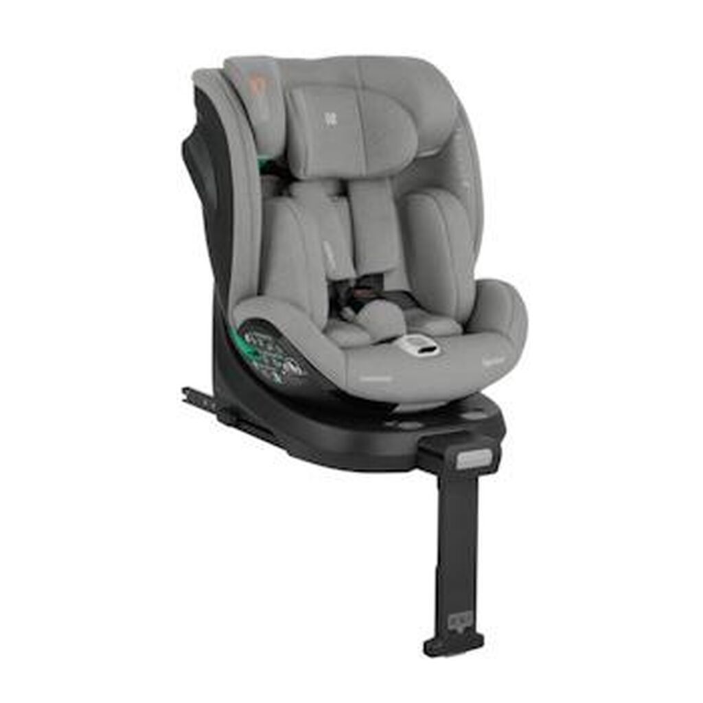 KIKKA BOO I-TWIST i-Size ISOFIX autosedište 40–150 cm, light grey