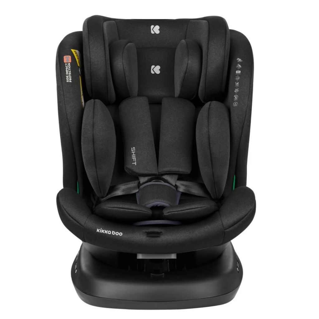 KIKKA BOO Shift autosedište 0–1–2–3 (0–36 kg) – ISOFIX, black Šifra