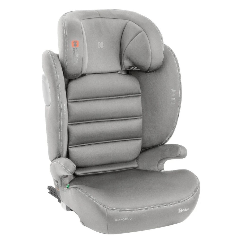 KIKKA BOO I-TRACK i-Size autosedište 100–150 cm, light grey (šifra