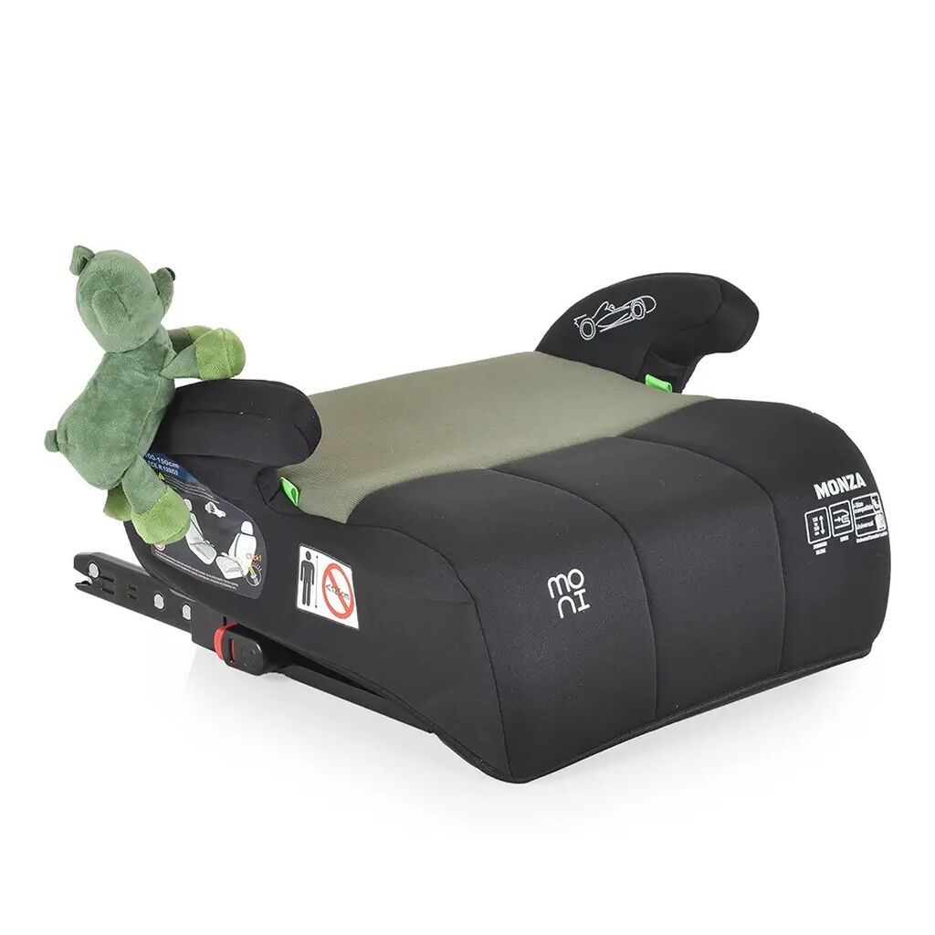 Auto sedište buster Monza sa Isofixom 125–150 cm – Green (brend MONI)