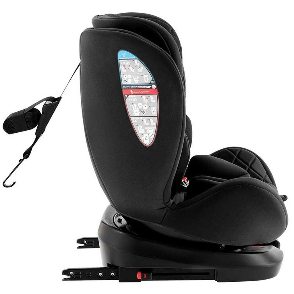 KIKKA BOO autosedište I-TRIP i-Size, 40–150 cm, ISOFIX, black Šifra