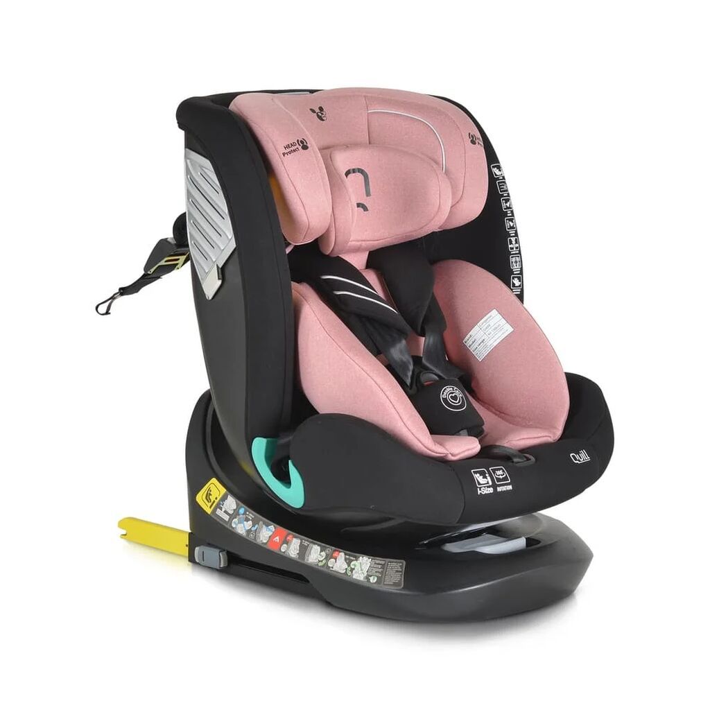 Cangaroo auto sedište Quill iSize 40–150 cm Pink Vrhunsko bezbednosno