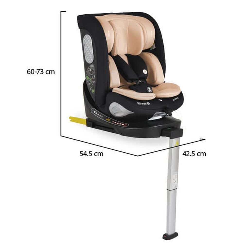 Moni Auto sedište za decu Strike 40–150 cm – Sand Beige (šifra