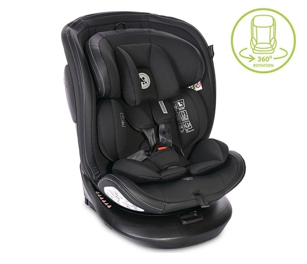 LORELLI AUTO SEDIŠTE AVIATOR I-SIZE ISOFIX (40–150 cm) – BLACK JASPER