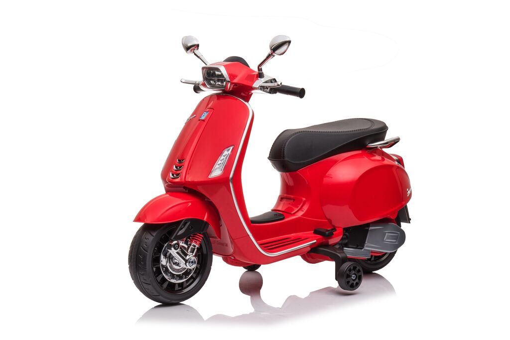 Motor na baterije VESPA SPRINT – licencirani dečiji model, crveni