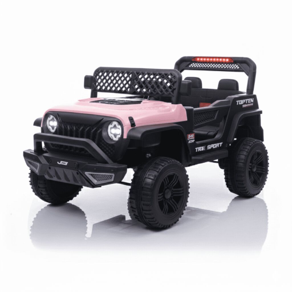 Dečiji džip na akumulator Wrangler Roze (12V) – SM-25401R-290 Šifra