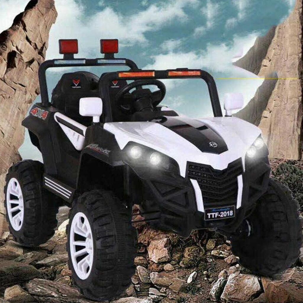 Džip terenac 4X4 – Beli | Auto na akumulator za decu Šifra proizvoda