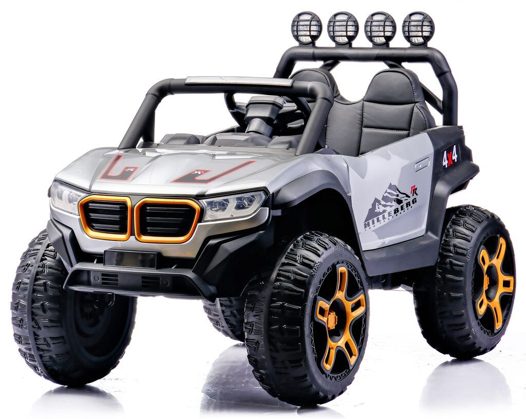 030410 Džip BMW 12V Sivi Sivi džip na akumulator osmišljen za