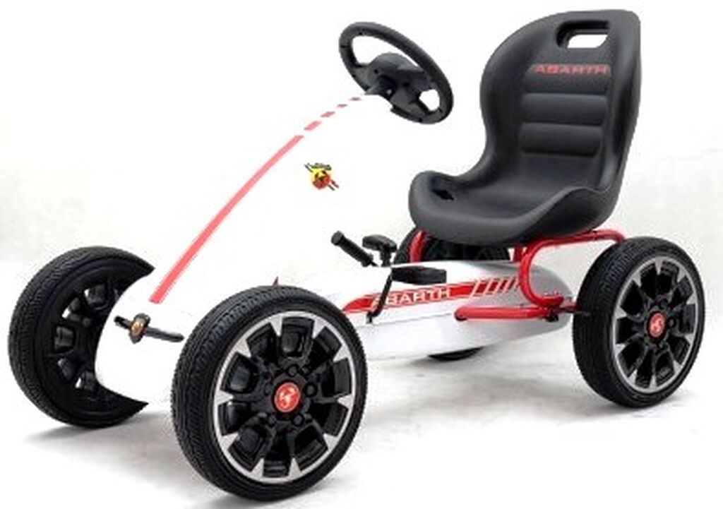 Karting na pedale Abarth – beli Šifra proizvoda: 061995Beli-260 -