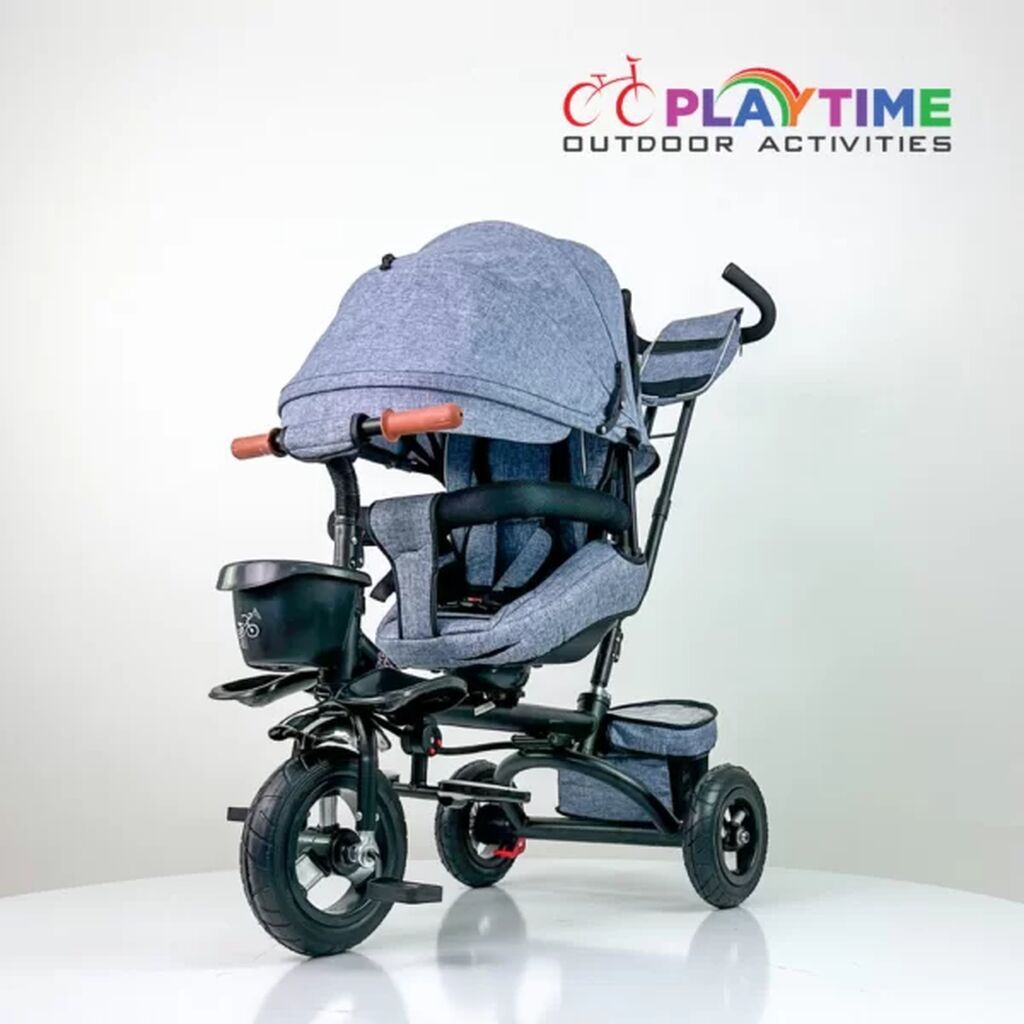 TRICIKL 420 LUX SIVA – Playtime (šifra: 420s-90) Najfunkcionalniji
