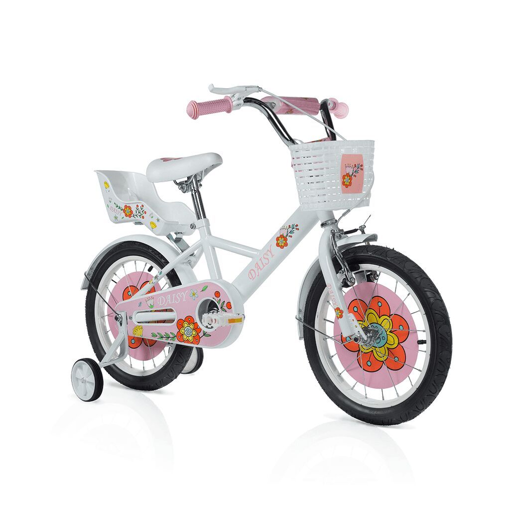 Dečija bicikla 16'' Daisy bela – SM-1 Elegantna i jednostavna bicikla