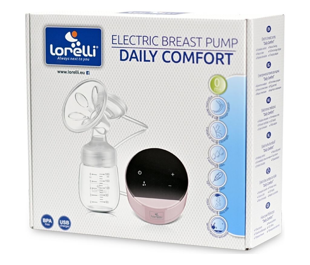 LORELLI električna pumpica za izmuzavanje Daily Comfort – bela Opis