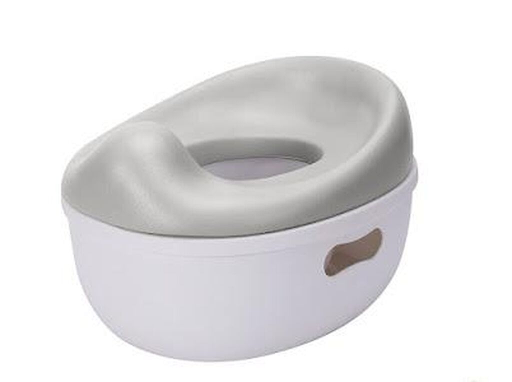KikkaBoo Noša Trio 3in1 grey – multifunkcionalni set za obuku toaleta