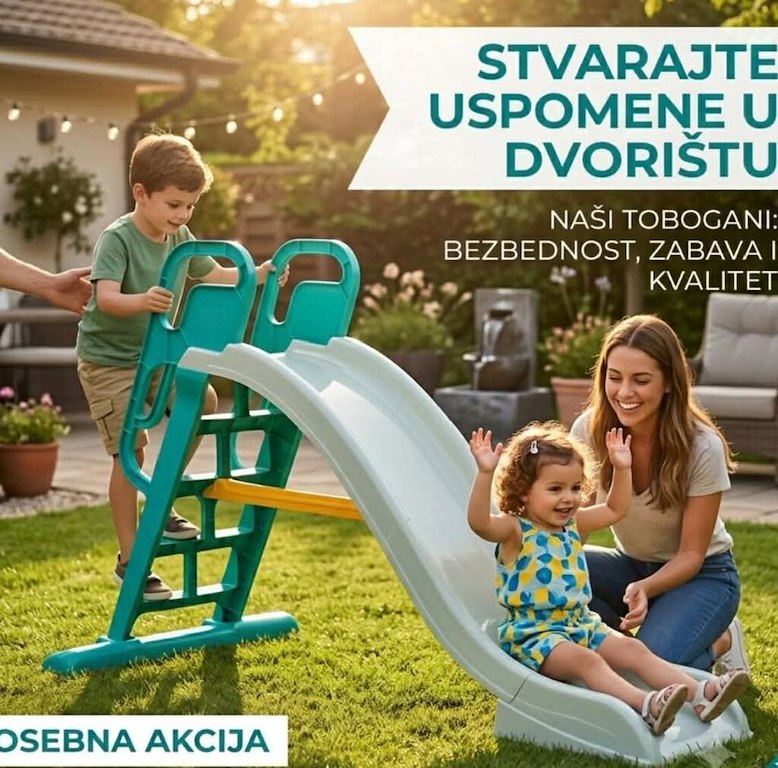 07.     Tobogan za decu Big Splash 190cm       je dečiji tobogan koji