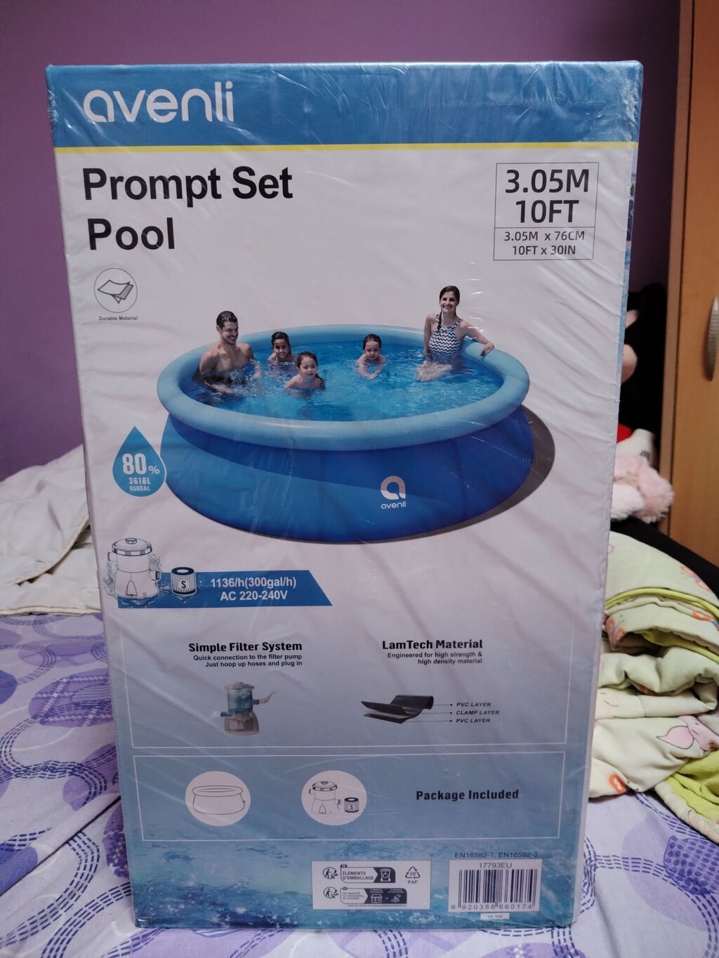 AKCIJA!!!! Avenli Prompt Set Pool – nadzemni porodični bazen -