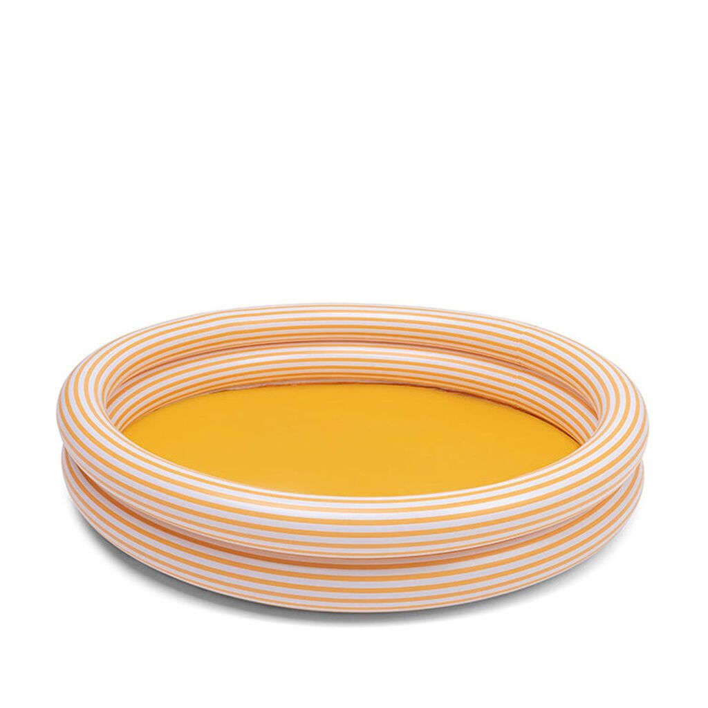 Swim Essentials dečiji bazen 100 cm — žuto-bele pruge Veseli okrugli