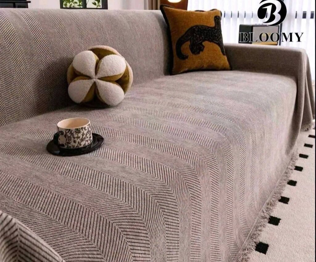 BLOOMY prekrivač za sofu/kauč 180 × 230 cm - Višenamenski dekorativni