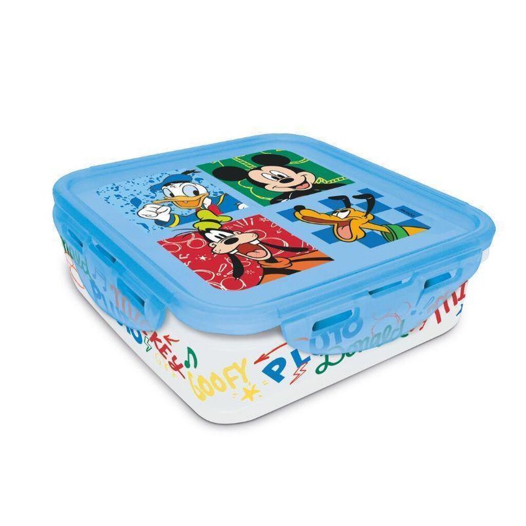 Kutija za užinu Mickey Mouse Šarena i praktična kutija za užinu sa