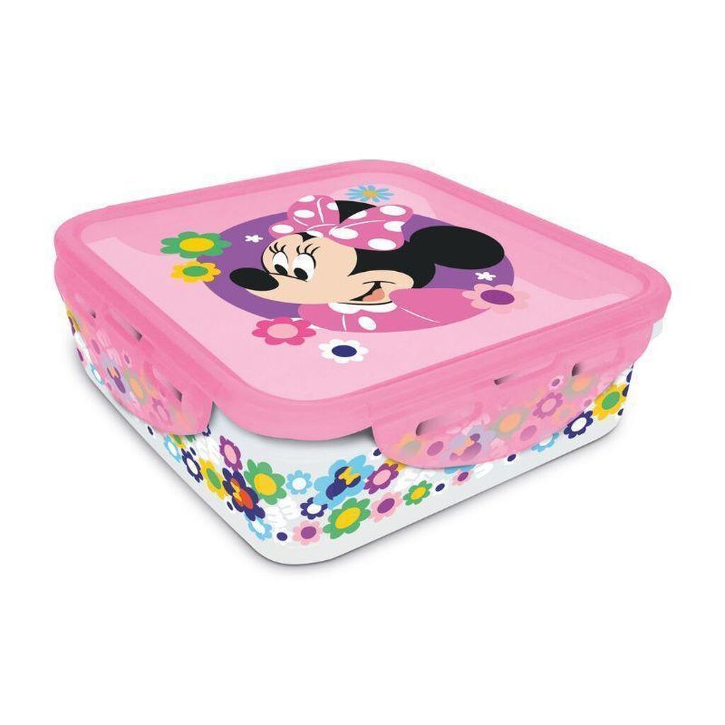 Kutija za užinu Minnie Mouse Šarena i praktična kutija za užinu sa