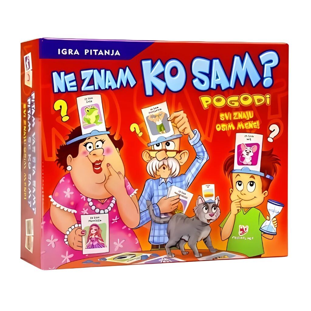 Društvena igra – Ne znam ko sam (šifra proizvoda: 951596-42-100) Ovo