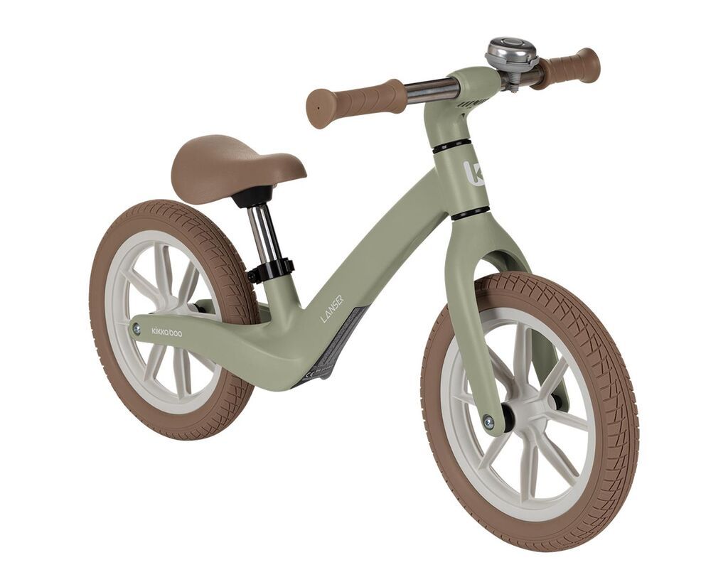 KIKKA BOO Balance bike LANSER – army green Lanser je balans bicikl