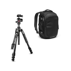 MANFROTTO Tripod SET MKBFRLA4BK-BDL Befree adv alu with adv Backpack