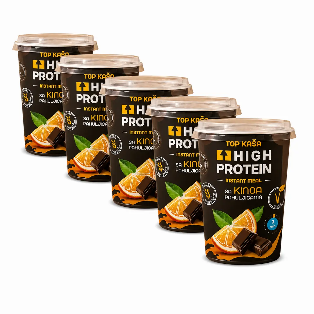 Proteinska kaša Čoko-Orandž 5kom x 60g - TopFood
