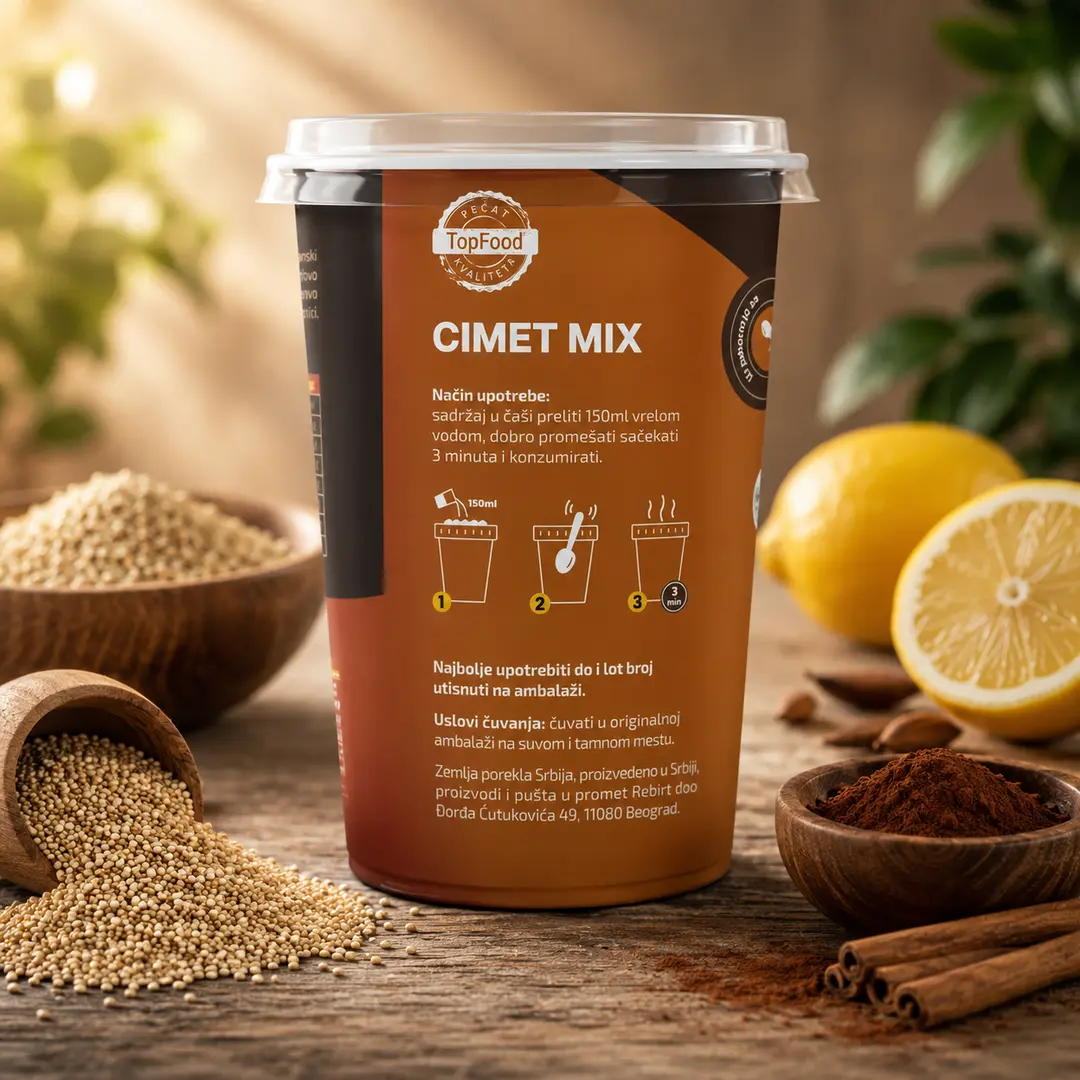 FIBER Cimet Mix 5kom x 60g - TopFood
