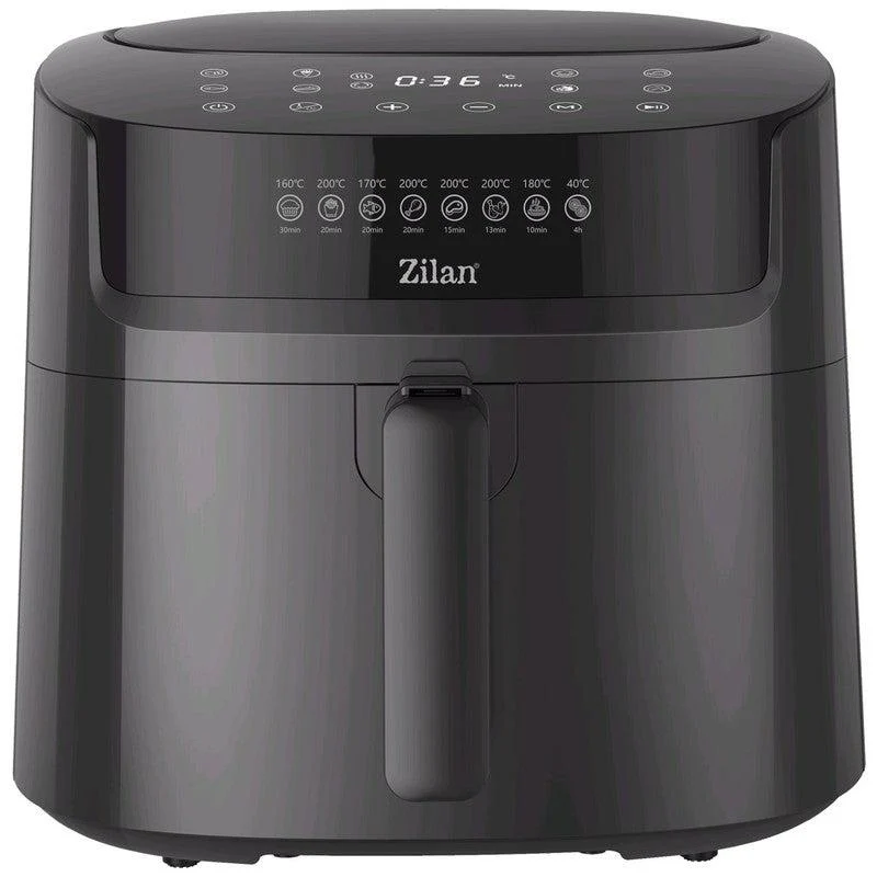 Zilan ZLN7999 — friteza na vruć vazduh XL, 6,5 L, 1800 W, crna