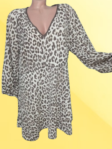 ❤️H&M-LEOPARD PRINT HALJINA❤️NOVO-L do XXL