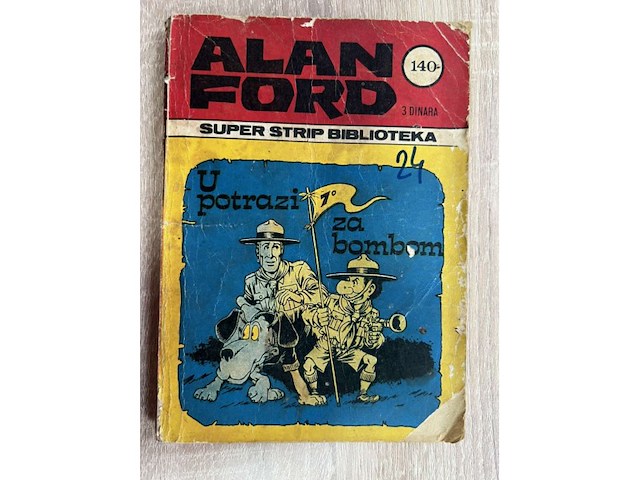 Alan Ford KARTONAC Br. 23 - U potrazi za bombom