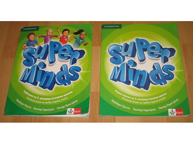 3. SUPER MINDS 3 KLET UDZBENIK + RADNA SVESKA