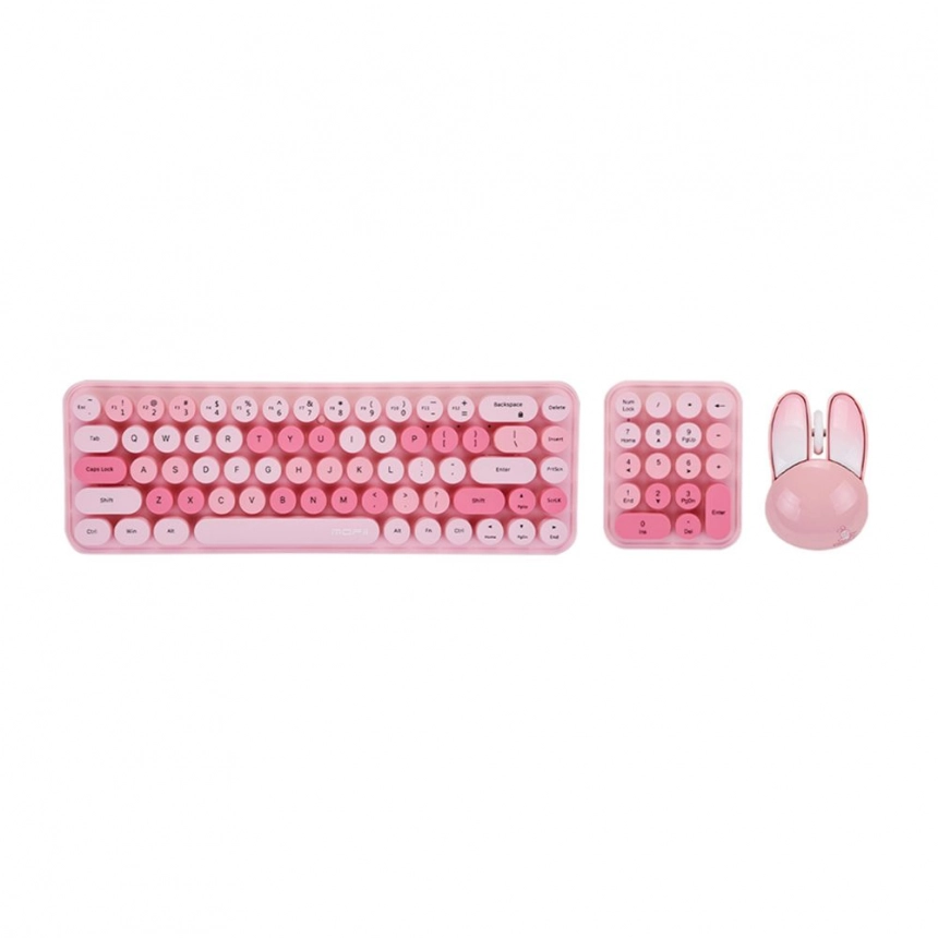 Combo mis i tastatura Coteci 84019 pink