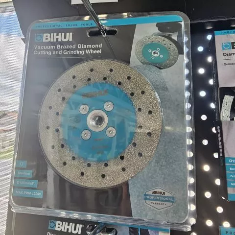 VAKUUMSKA DIJAMANTSKA PLOČA ZA SEČENJE I BRUŠENJE 125 MM