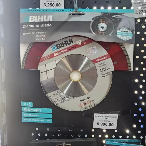 DIJAMANTSKA REZNA PLOČA BIHUI B-TURBO 230X25.4 MM
