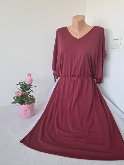 Bonpriks bordo haljina slepi mis rukavi vel 40 42
