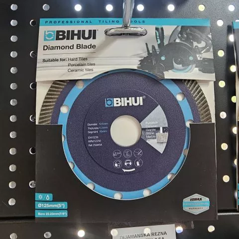 DIJAMANTSKA REZNA PLOČA BIHUI B-TURBO 125 MM