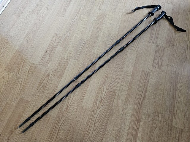 Podesivi stapovi za hodanje planinarenje 110-135cm Alu