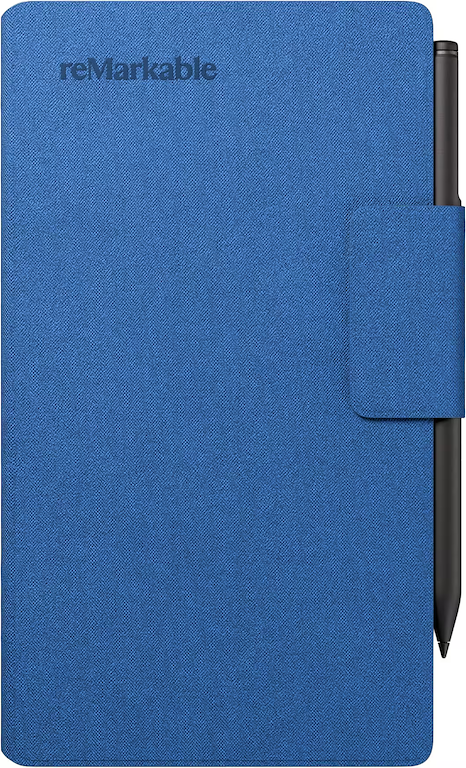 REMARKABLE - PAPER PRO MOVE - MOSAIC WEAVE BOOK FOLIO FOR YOUR 7.3'' PAPER TABLET - COBALT